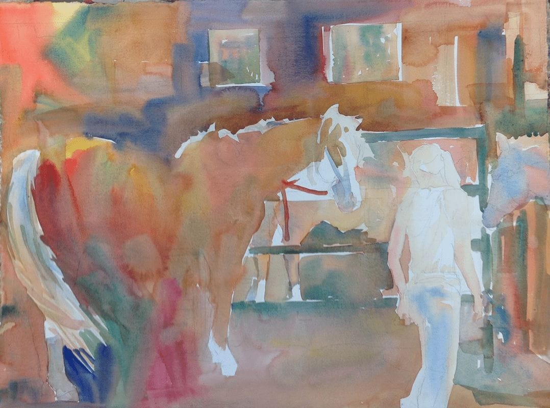 Connecting the Subject to the Background - Painting of the Week