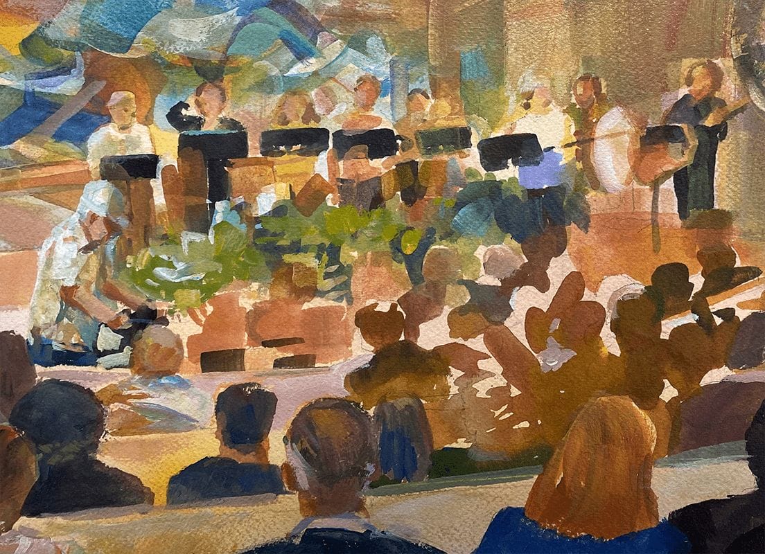 Simplification - Painting of the Week - Church Band