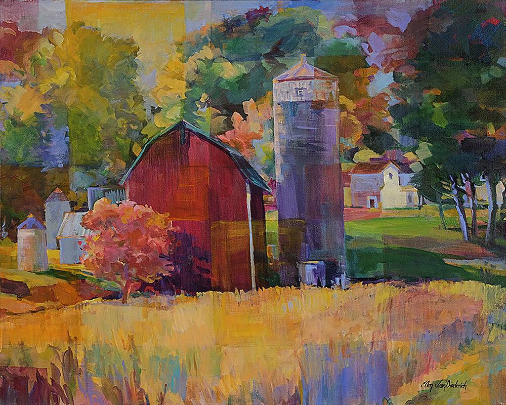 Adjustments - Painting of the Week - Country Plaid